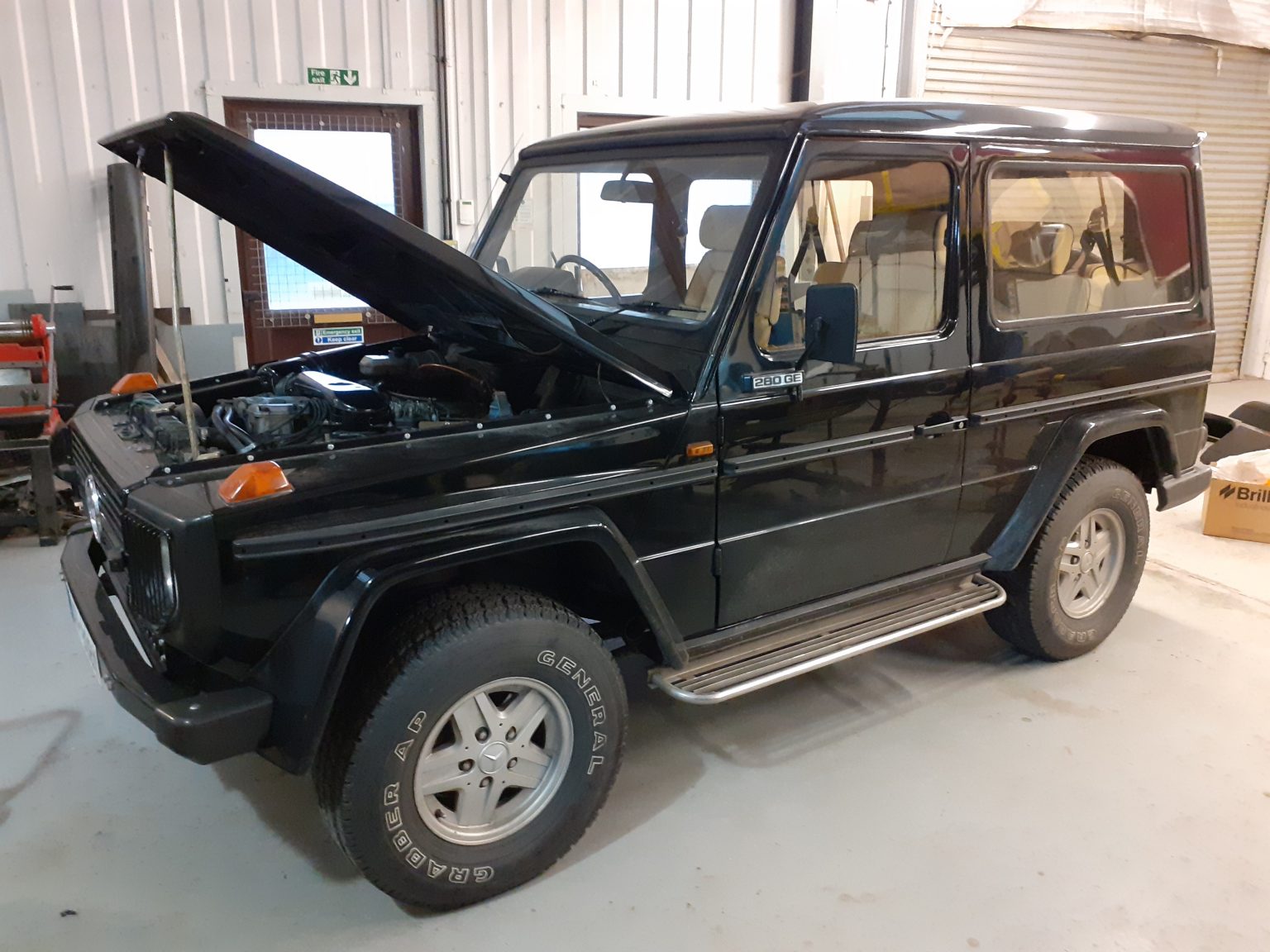 Mercedes W460 G-Wagen in for chassis and other repairs • Airfield ...